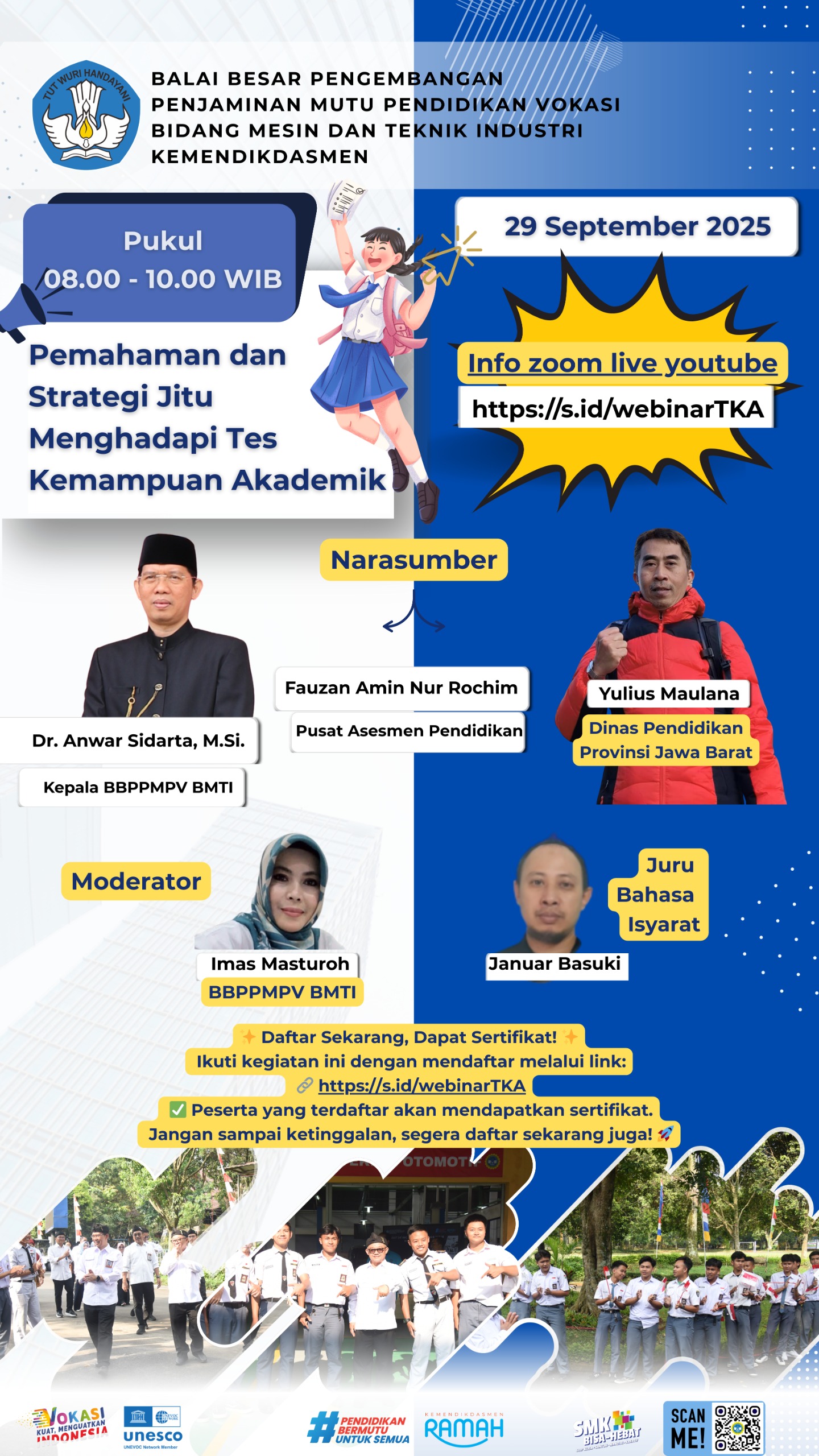 Pemahaman dan Strategi Jitu Menghadapi Tes Kemampuan Akademik | Webinar ...